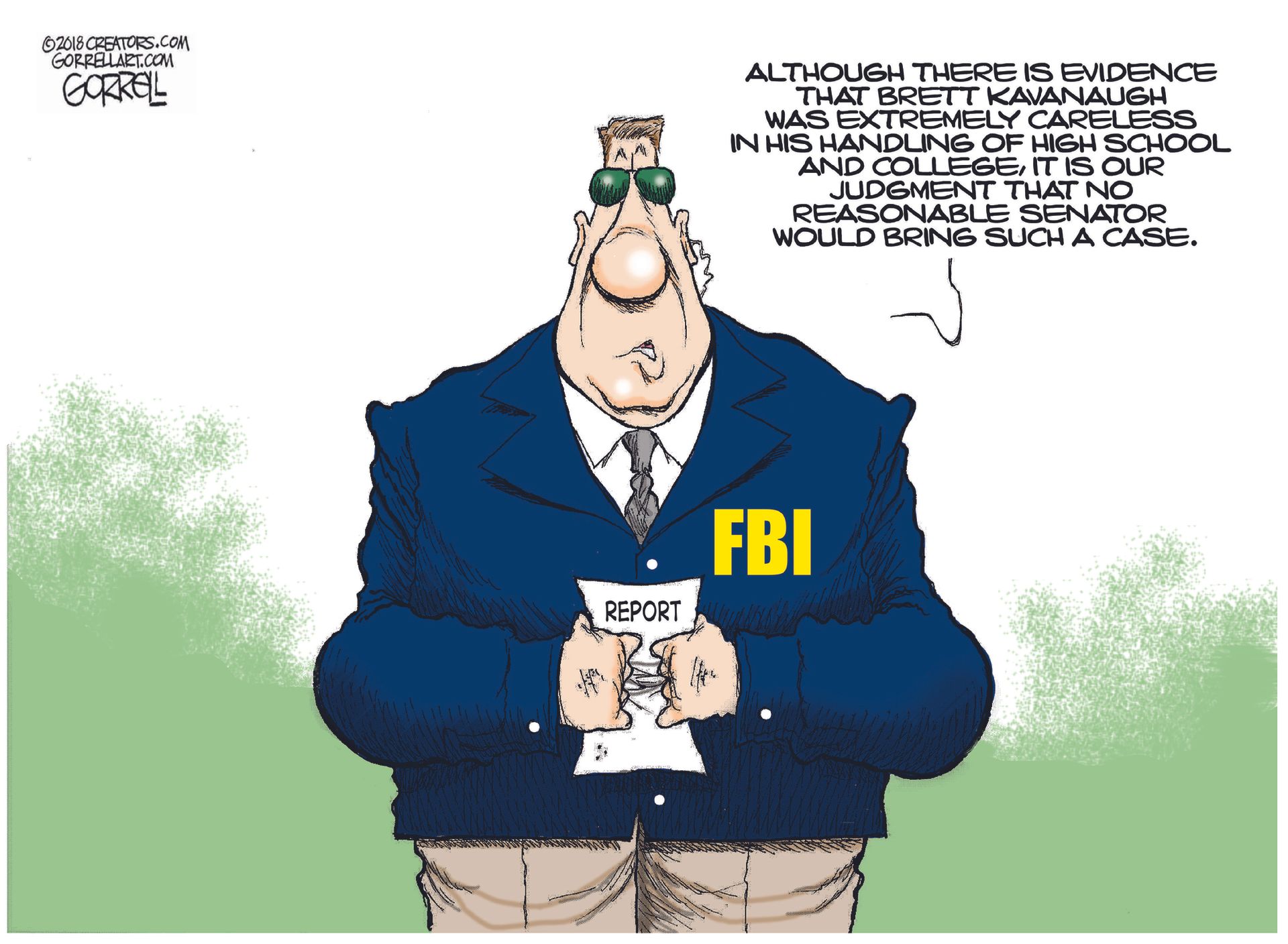 7 brutally funny cartoons about the FBI's Kavanaugh investigation | The ...