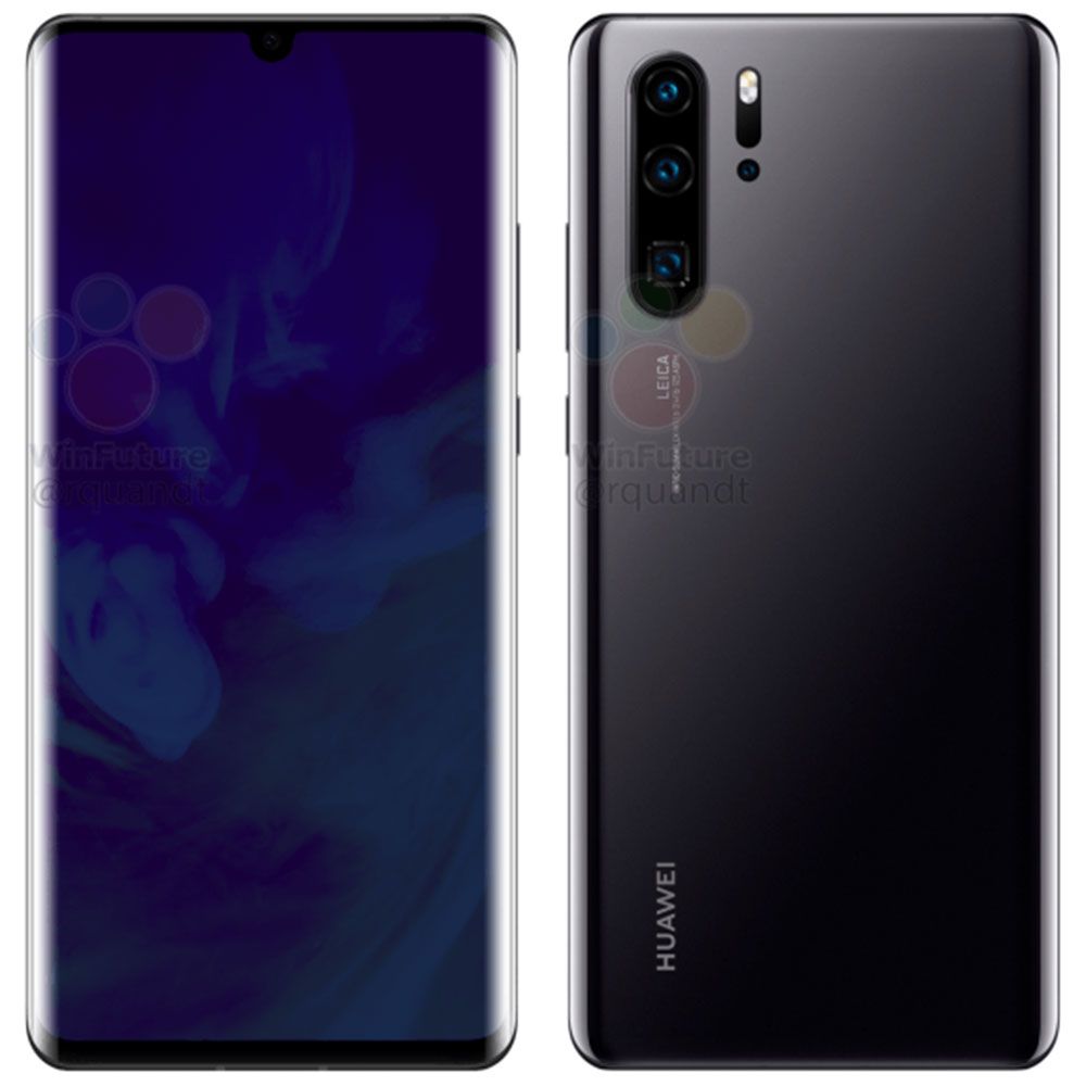 Huawei P30 Pro leak provides first look at phone's four rear cameras ...