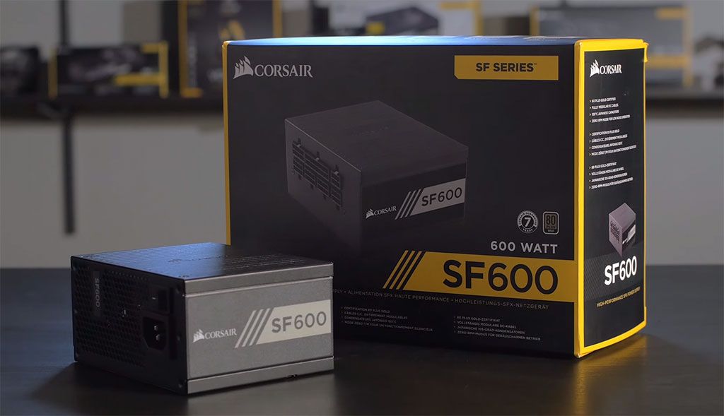 This high-efficiency 600W power supply fits into compact cases and is ...