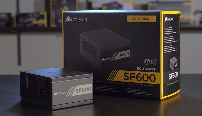 This high-efficiency 600W power supply fits into compact cases and is ...