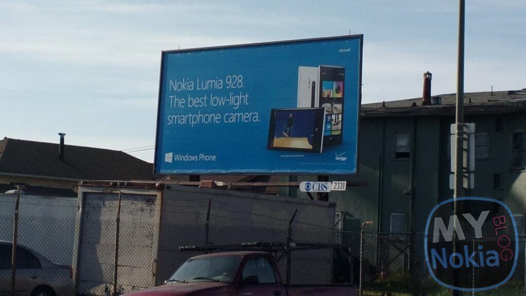 Verizon Nokia Lumia 928 advertisement spotted on billboard? | Windows ...