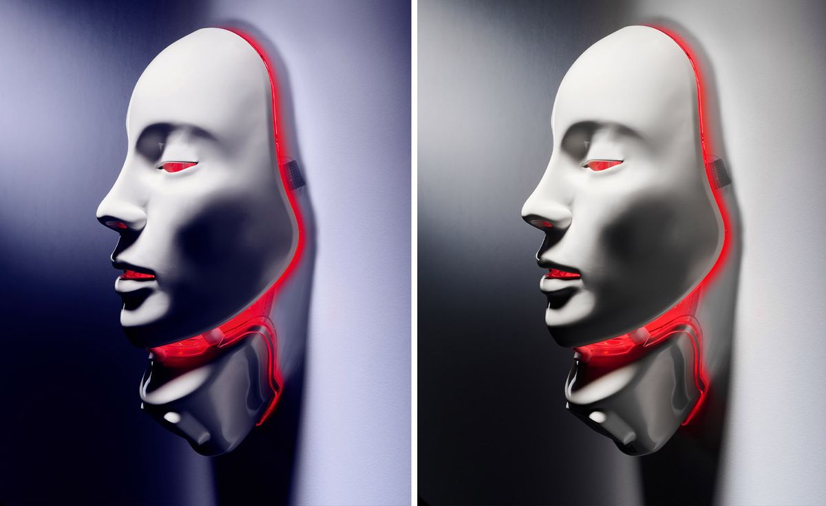 This LED Mask by myBlend is sculptural and tech-forward | Wallpaper*