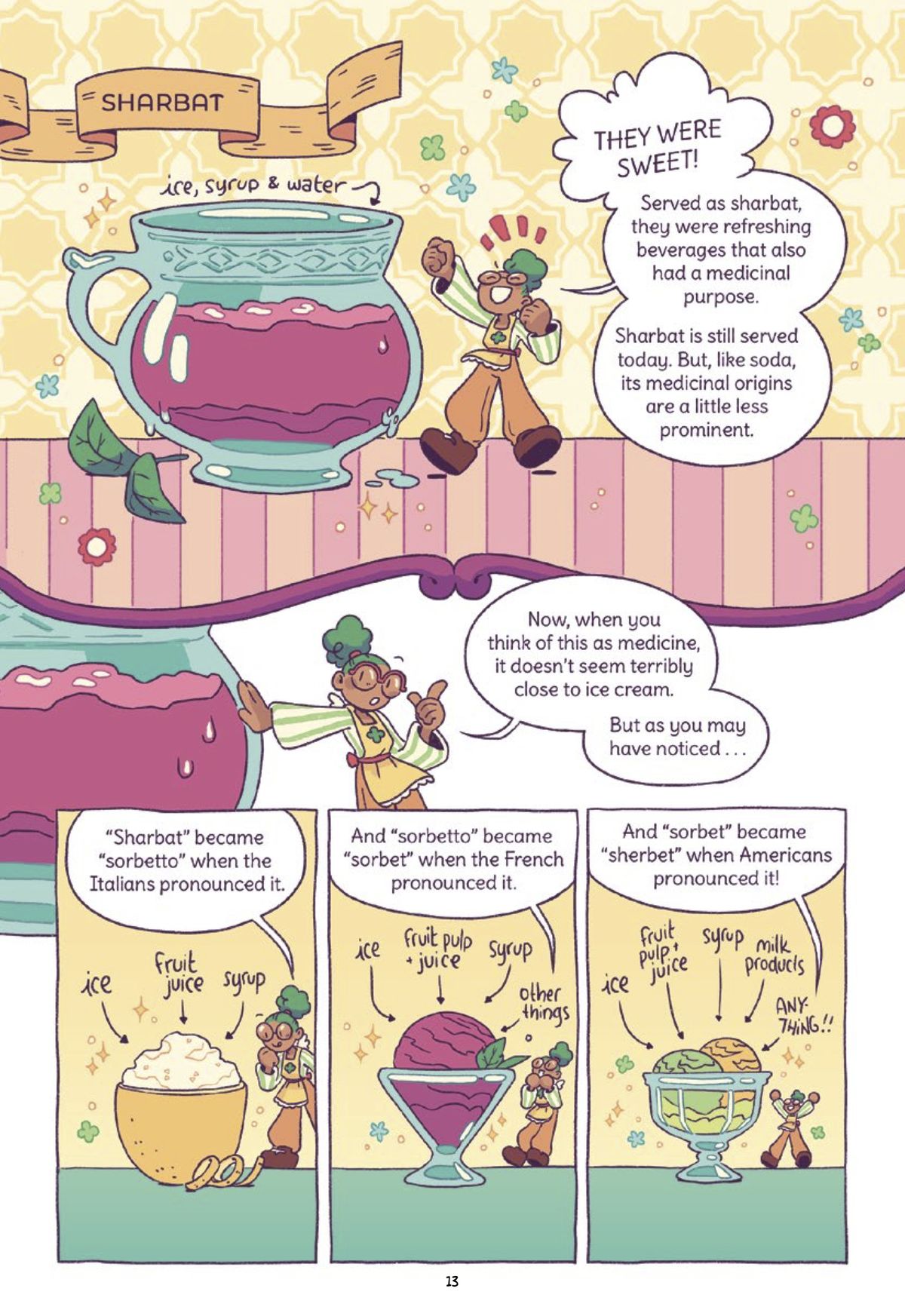 Get inside the fascinating story of your favorite desserts in the comic ...