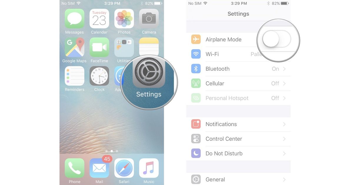 How to turn on Airplane Mode on iPhone and iPad | iMore