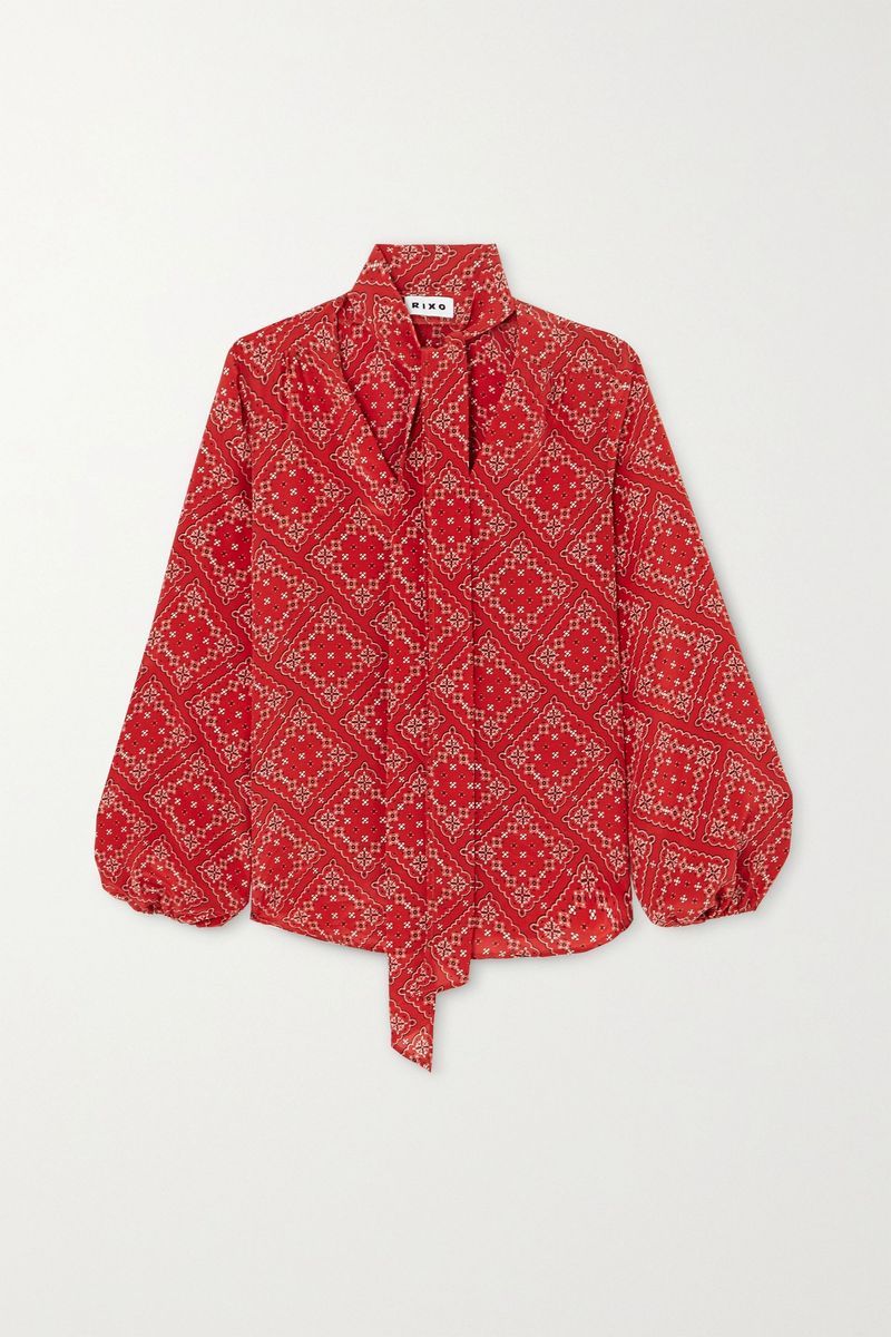10 Best Silk Printed Tops for Women of 2023 | Cute Silk Blouses | Marie ...