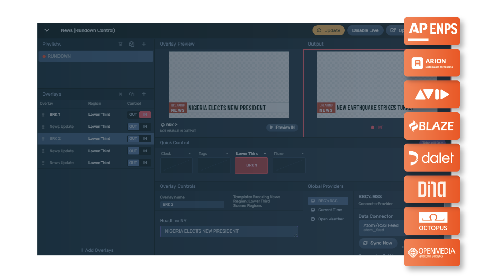 Vizrt Brings HTML5 Graphics For MOS-Based Newsroom, Broadcast Workflows ...