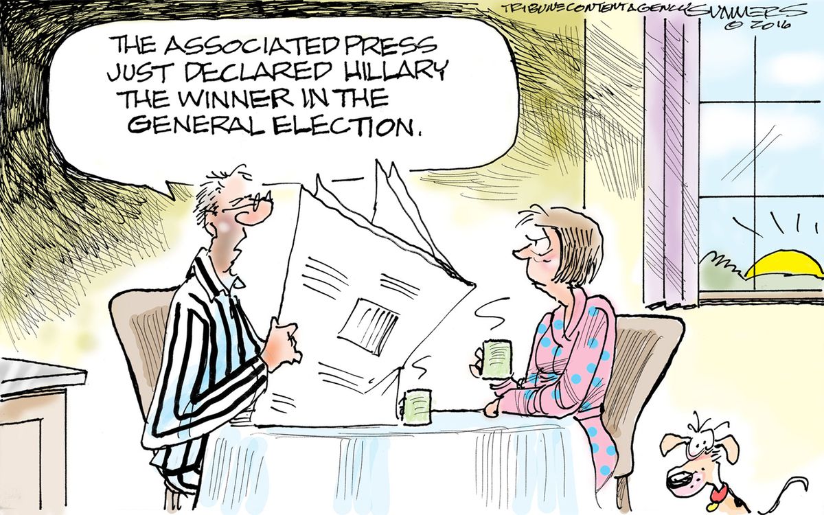 Political cartoon U.S. Hillary Clinton Associated Press | The Week