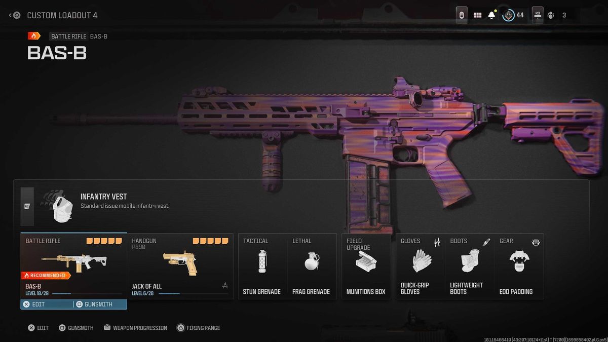 Modern Warfare 3 best BAS-B loadout and attachments | TechRadar