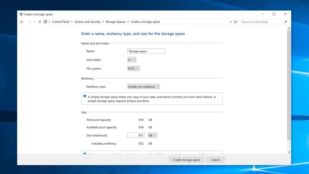 How to combine multiple hard drives in RAID 0 using Windows 10's ...