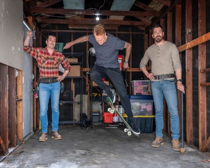 Tony Hawk converted a garage with the Property Brothers | Homes and Gardens