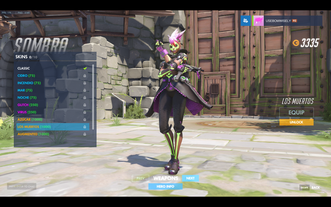 Have a look at Sombra's skins, emotes, and sprays | PC Gamer