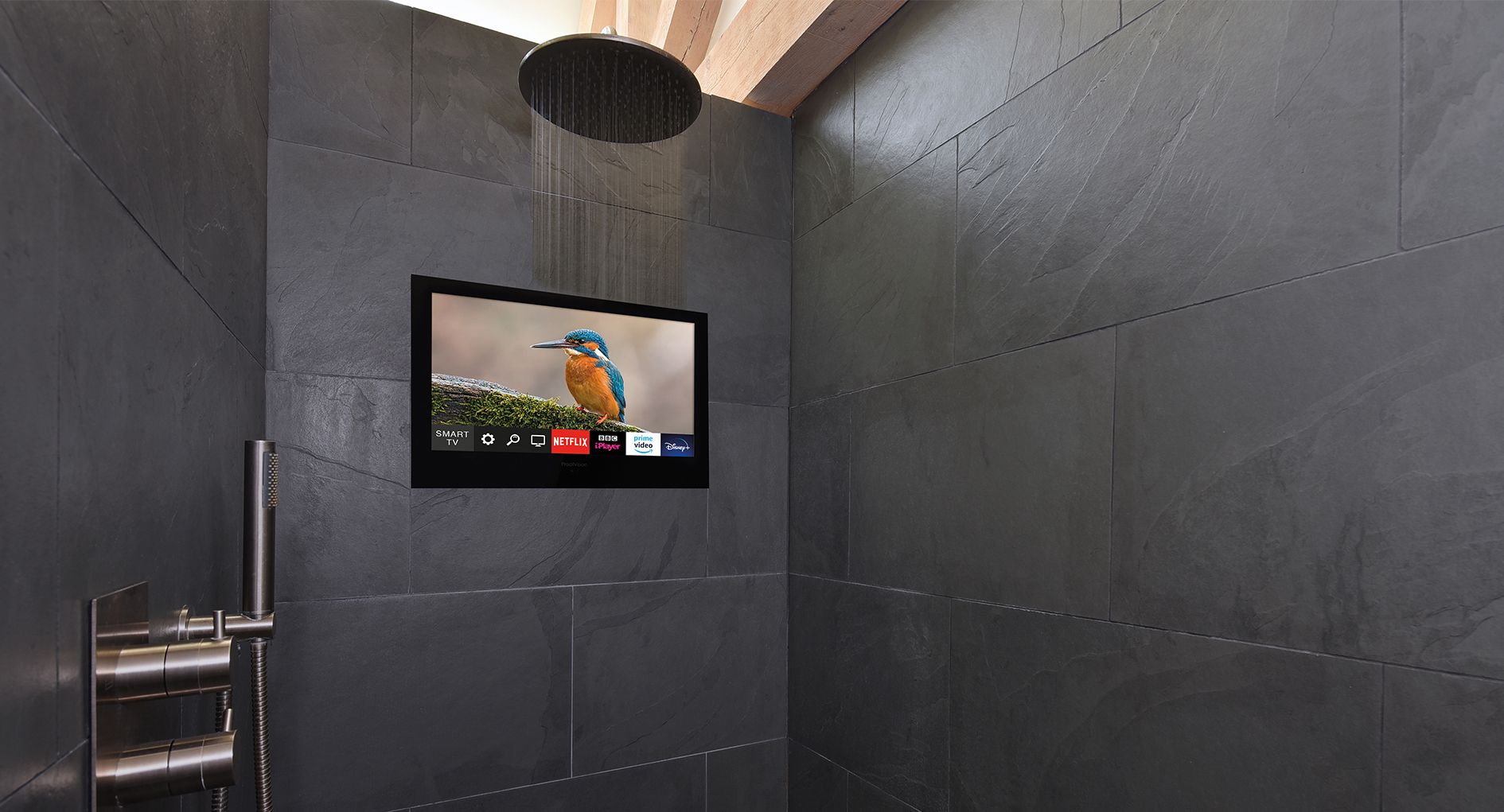 Bathroom TV ideas - how to add a screen to your spa in style | Livingetc