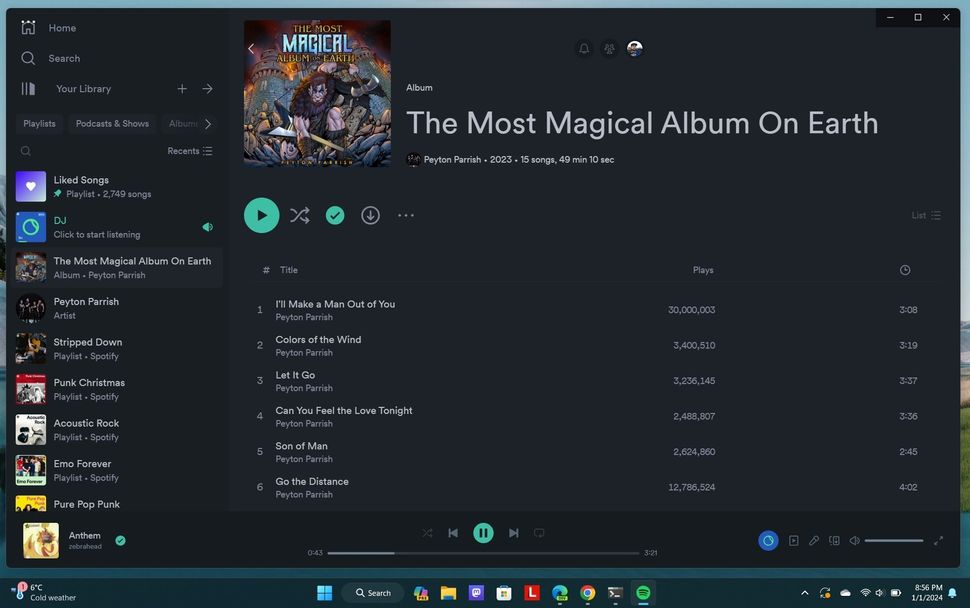 How I spiced up the Spotify Windows app with a custom theme and extensions using the terminal ...