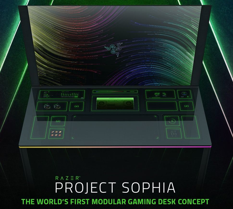 Razer's 'Project Sophia' is a must-see concept desk for gaming in the ...