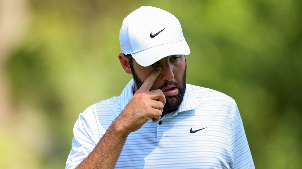 Watch Scottie Scheffler Hits A Shank Out Of A Bunker | Golf Monthly