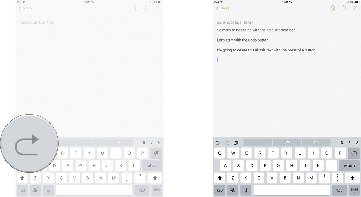 How to use the keyboard shortcut bar on iPad | iMore