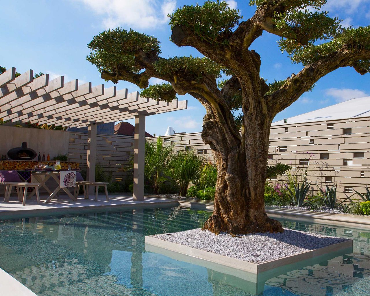 Pool shade ideas: 10 ways to shelter your swimming pool | Gardeningetc