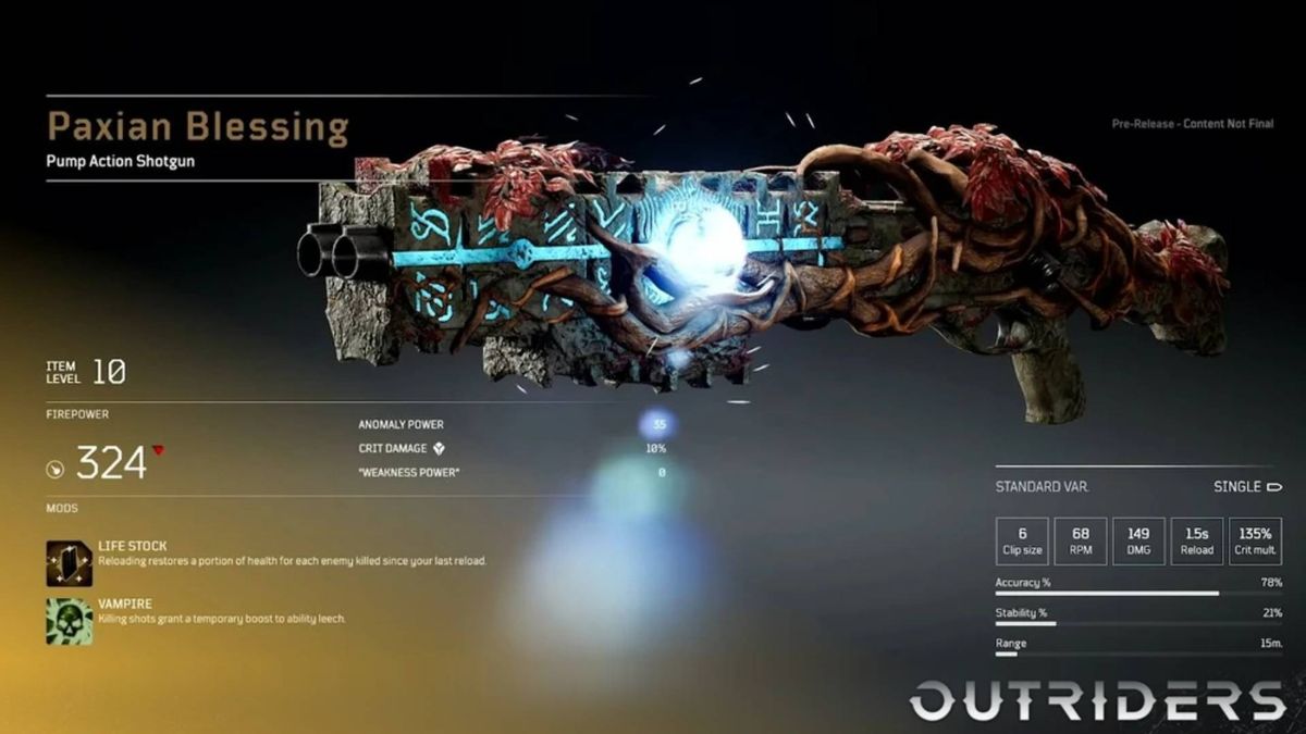 Outriders legendary weapons - every legendary gun in the game | GamesRadar+