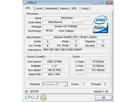 Overclocking and 3D - Intel Atom CPU Review | Tom's Hardware