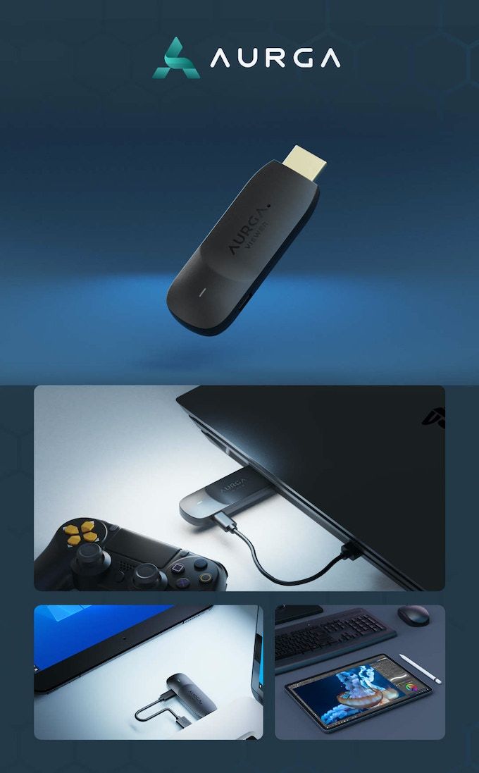 Aurga Viewer is a $79 wireless dongle that can remote control any device, even a headless PC ...