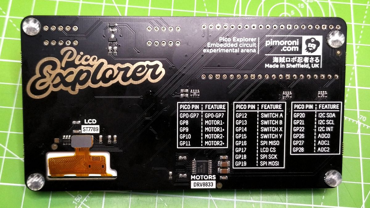 Pimoroni Pico Explorer Base Review: Expanding Your Raspberry Pi Pico ...