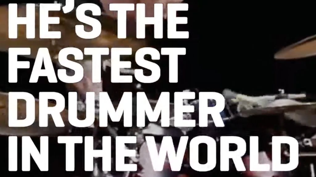 “I can play timbres and speeds other drummers can’t – up to 20 hits per ...