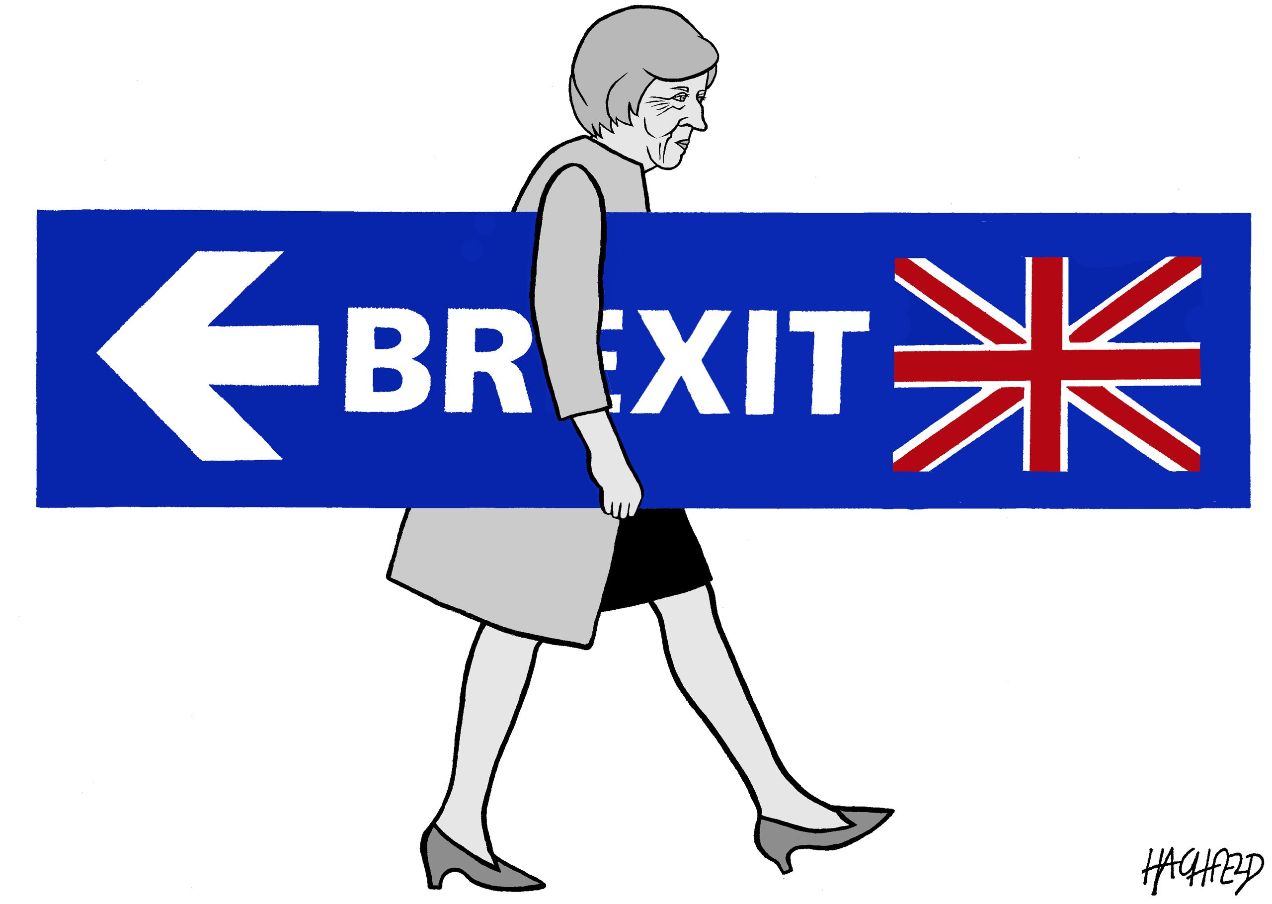 Editorial cartoon World Theresa May/Brexit | The Week