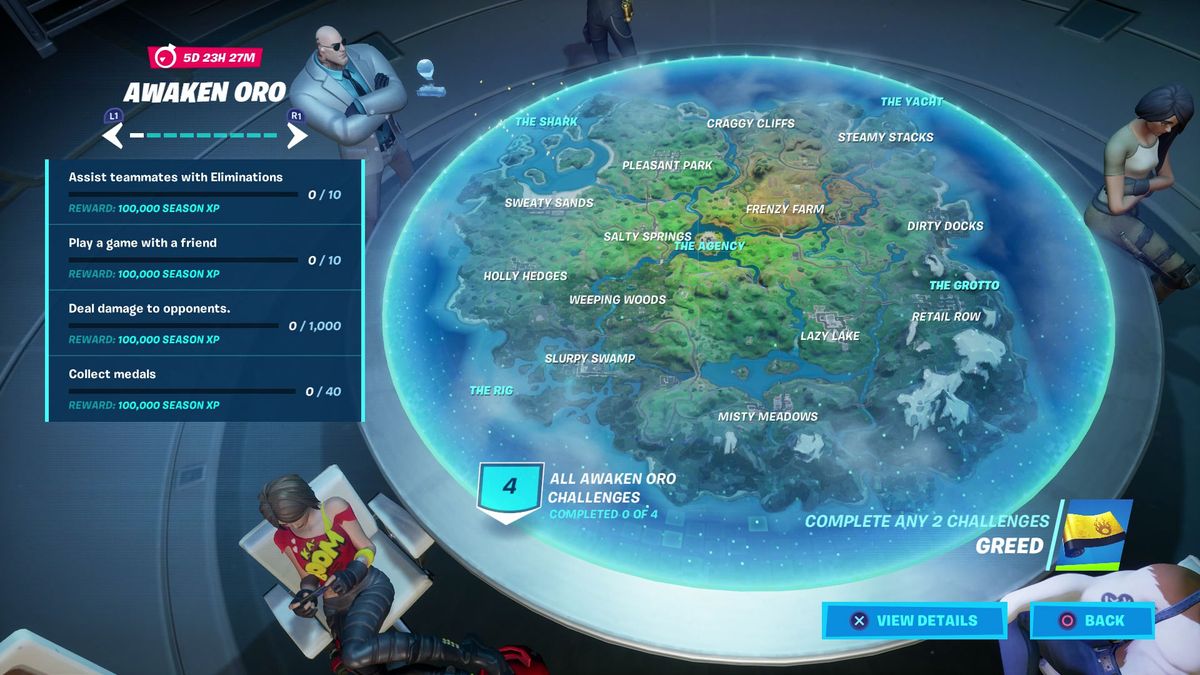 Fortnite Oro challenges: How to Awaken Oro and unlock a free wrap ...