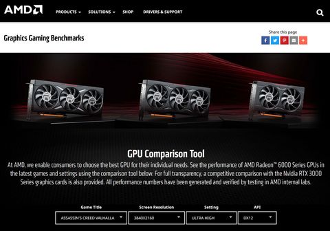 AMD's New GPU Comparison Tool Makes No Hard Promises About Performance ...