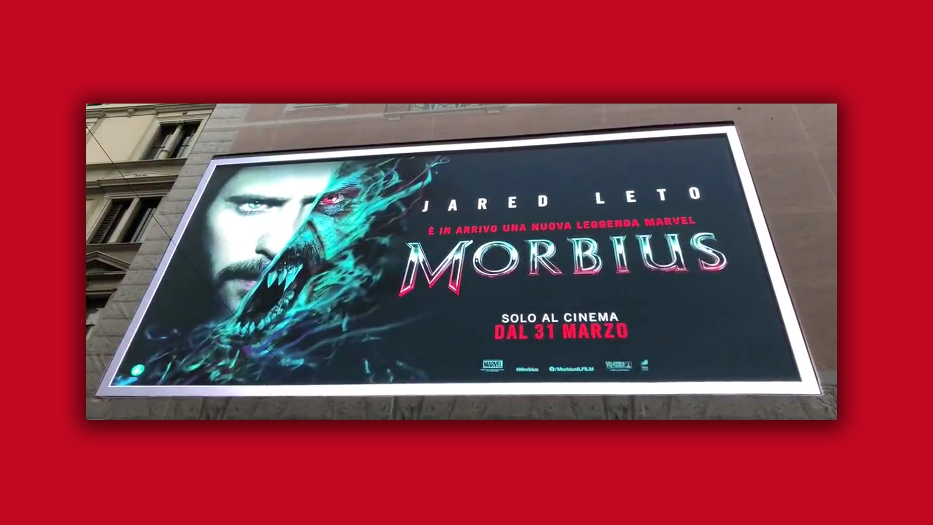 Marvel’s 3D Morbius poster is absolute nightmare fuel | Creative Bloq
