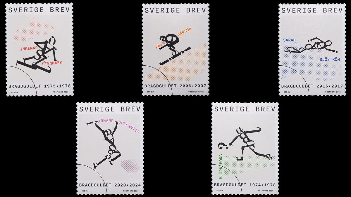 Typography comes alive in this stylish stamp collection | Creative Bloq