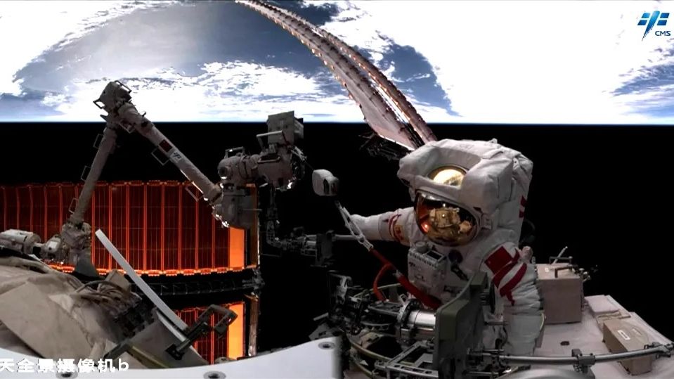 Chinese astronauts perform record-breaking 9-hour spacewalk outside Tiangong space station ...