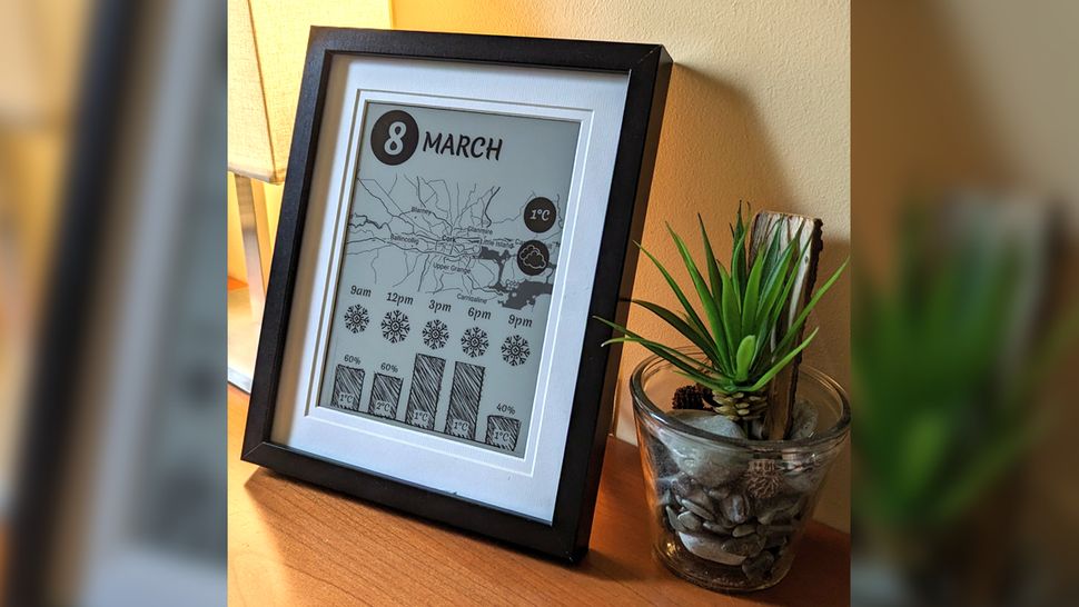 Raspberry Pi Inkplate Dashboard Displays Weather, Local Maps | Tom's ...