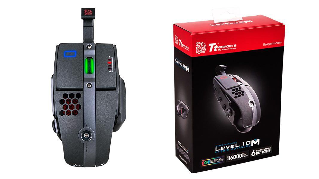 Thermaltake Tt Sports Level 10M Hybrid Advanced Gaming Mouse review ...