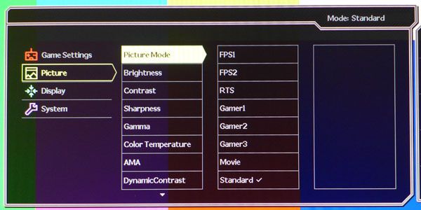 BenQ XL2430T OSD Setup And Calibration