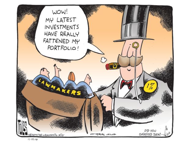 Editorial cartoon lawmakers One percent portfolio | The Week