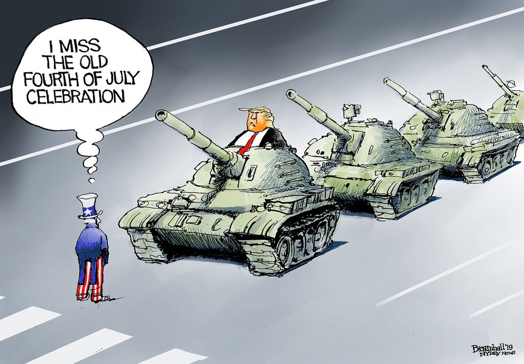 5 scathingly funny cartoons about Trump's July 4th celebration | The Week