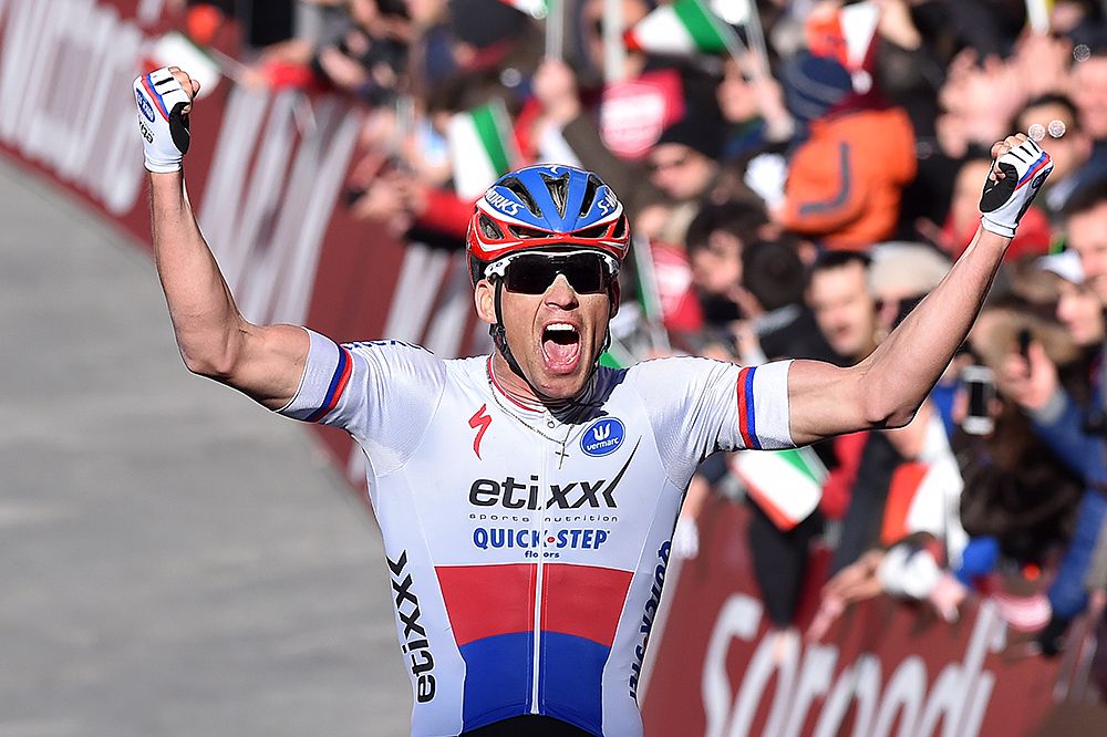 Stybar overcomes dental pain and his rivals to win Strade Bianche ...