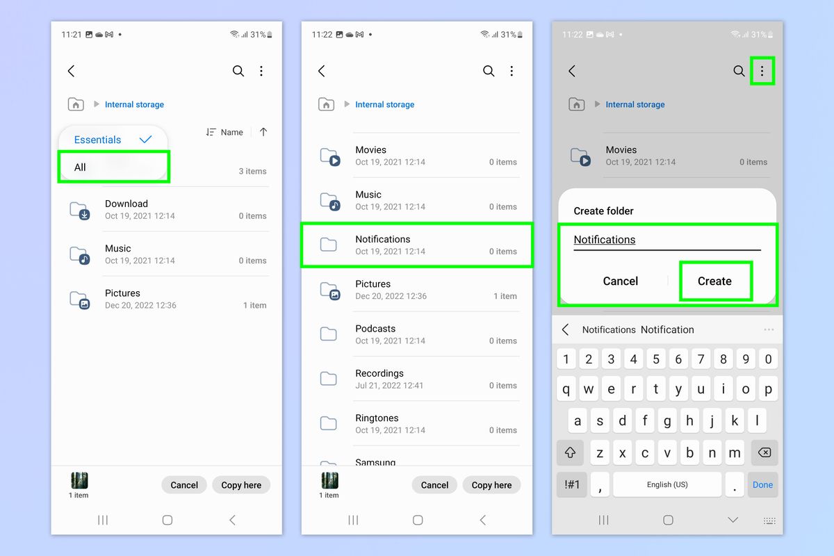 How to change Samsung Galaxy notification sounds and set custom tones ...
