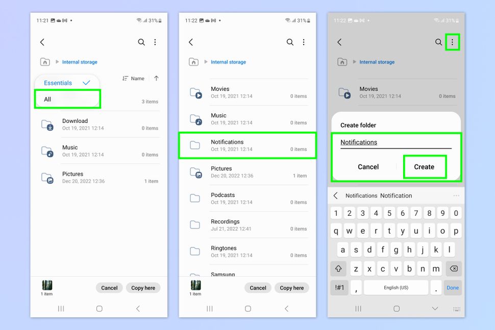 How to change Samsung Galaxy notification sounds and set custom tones ...