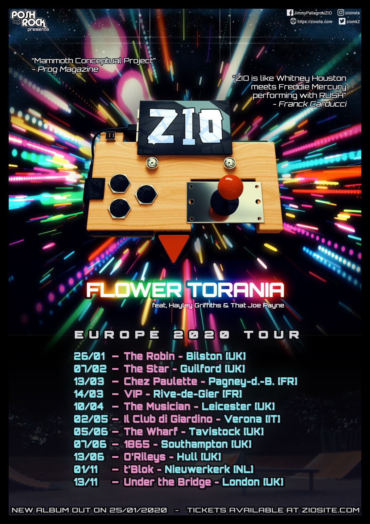 ZIO announce 2020 UK and European tour dates | Louder