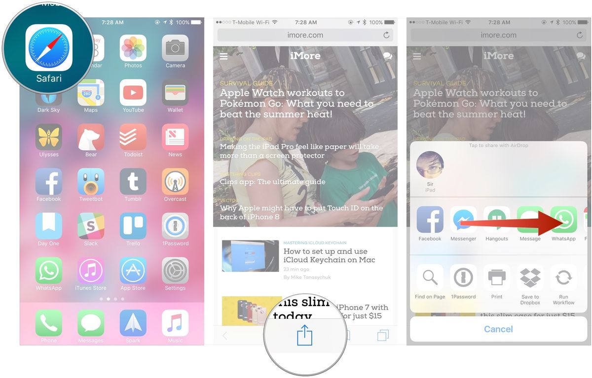 How to use action and share extensions on iPhone and iPad | iMore