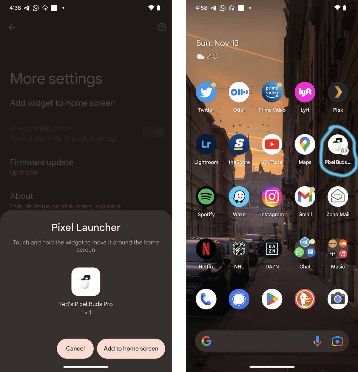 How to add the Pixel Buds app to your home screen | Android Central
