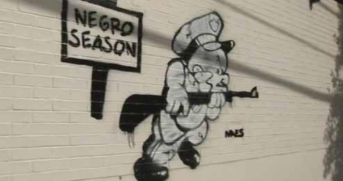 Is this graffiti art a powerful critique of police brutality — or just ...