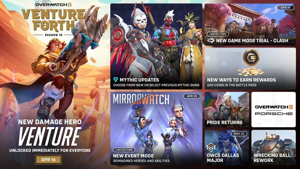 Dig into this roadmap for Overwatch 2 Season 10: Venture Forth ...