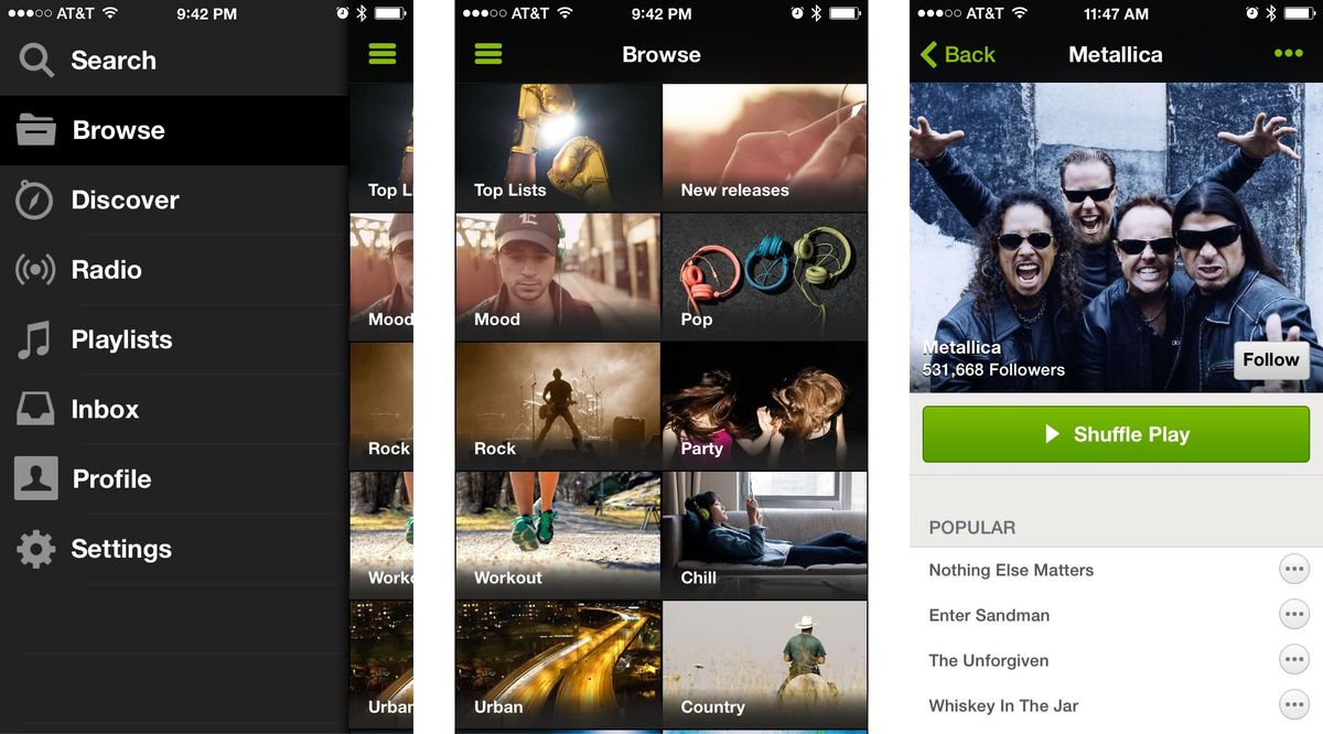 Spotify vs Beats Music vs Slacker vs Rdio vs Google Play Music: On ...