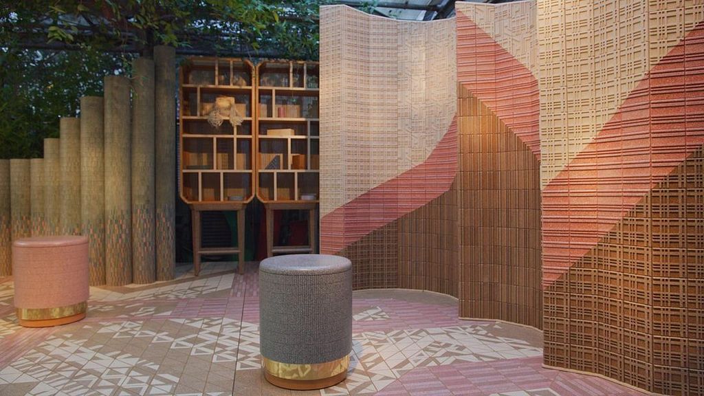 Nature Squared sustainable eggshell tiles by Elaine Ng | Wallpaper*