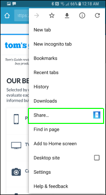 How to Send Web Pages From Your Android Phone to Windows 10 | Laptop Mag