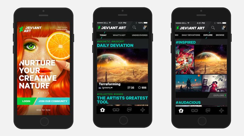 DeviantArt releases free mobile art app | Creative Bloq
