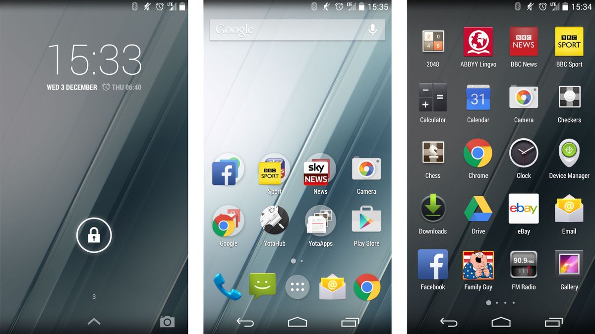 Interface and performance - Yotaphone 2 review - Page 4 | TechRadar